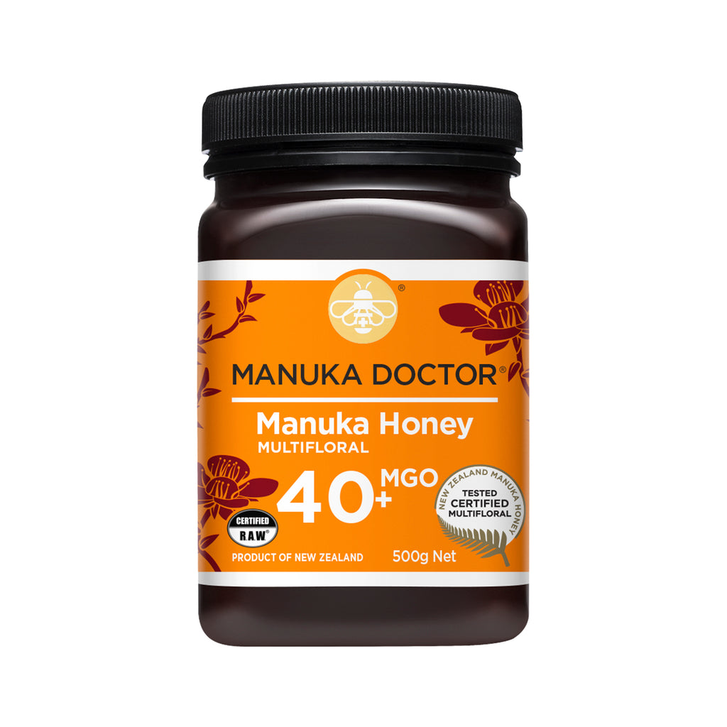 MGO 40+ Multifloral Manuka Honey 500g - Manuka Doctor NZ