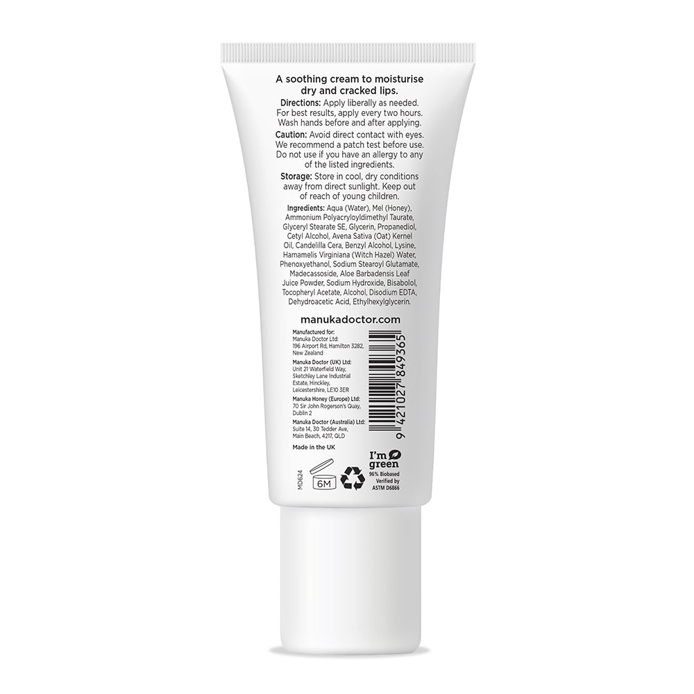 Lysine & Manuka Lip Cream - Manuka Doctor NZ
